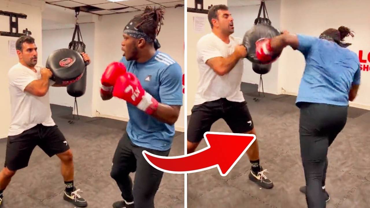 KSI Shows INSANE KNOCKOUT Power Ahead Of Tommy Fury Fight - YouTube