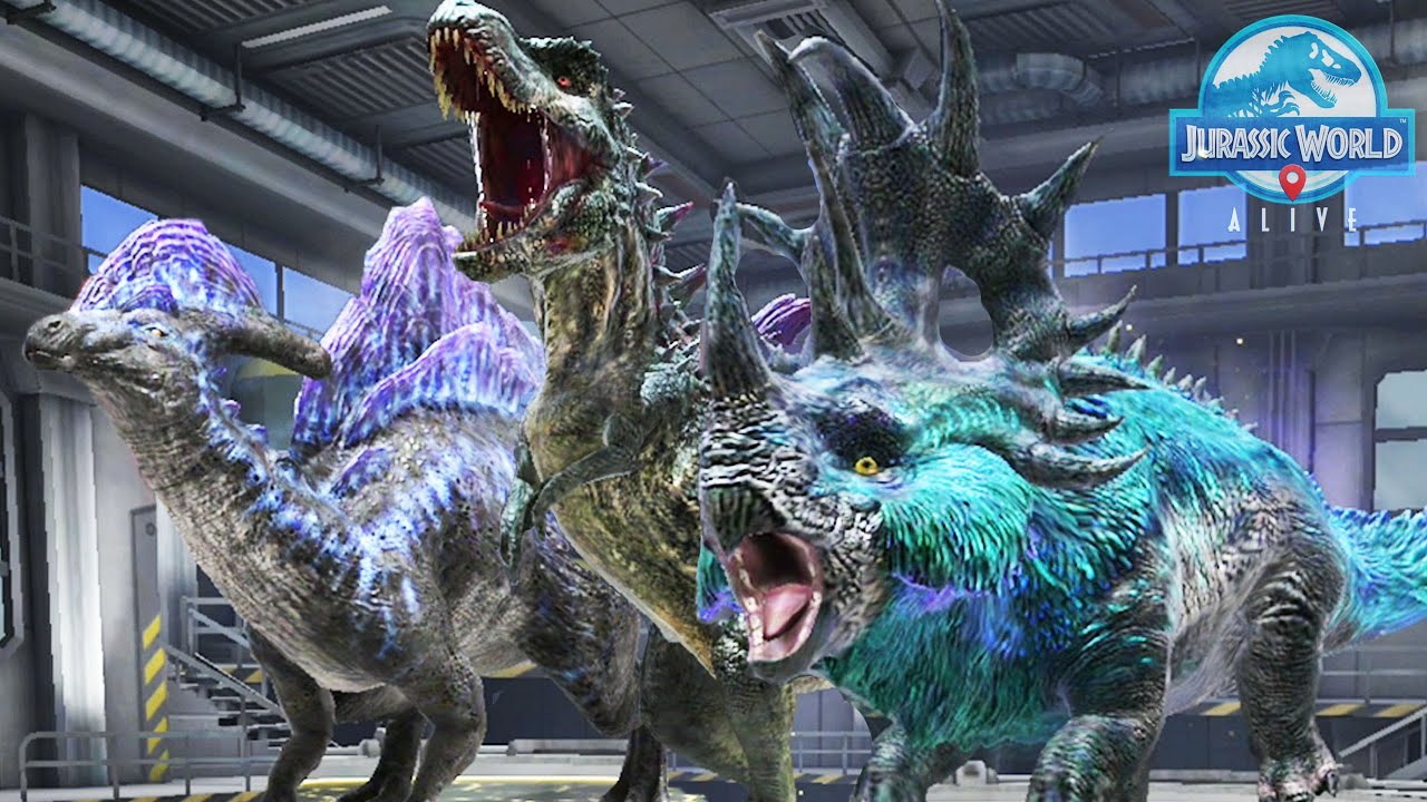 ESPECIAL! LOS 3 DINOSAURIOS JEFES ALFA DESBLOQUEADOS A LA VEZ ...