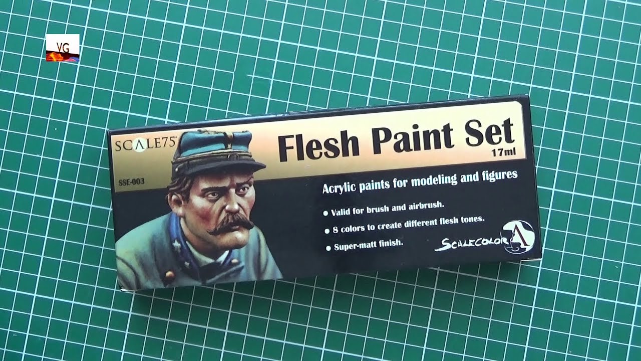 SCALE 75 Flesh paint set review - YouTube
