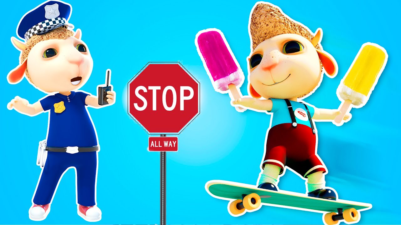 Be Safe on The Street Kids | Safety Tips | Funny Cartoon Animation for ...