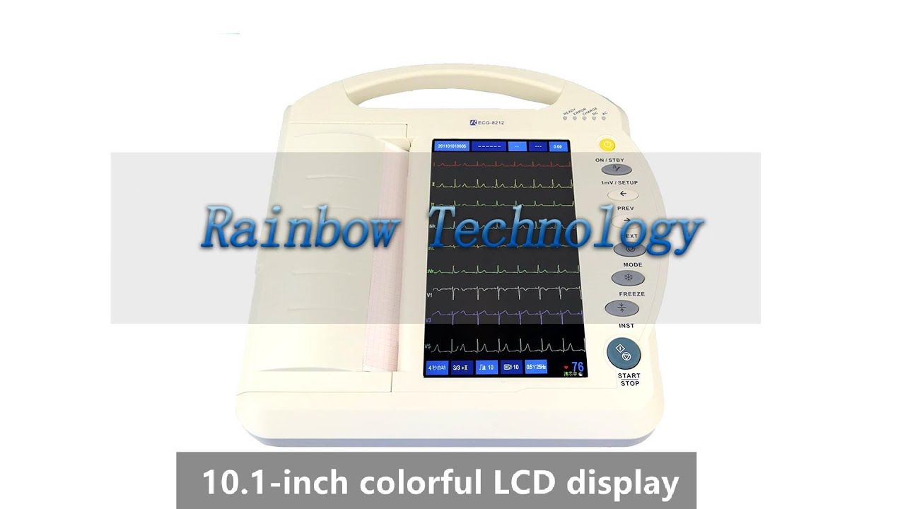 12 Channel ECG Machine Hospital 12 Lead EKG Machine - YouTube