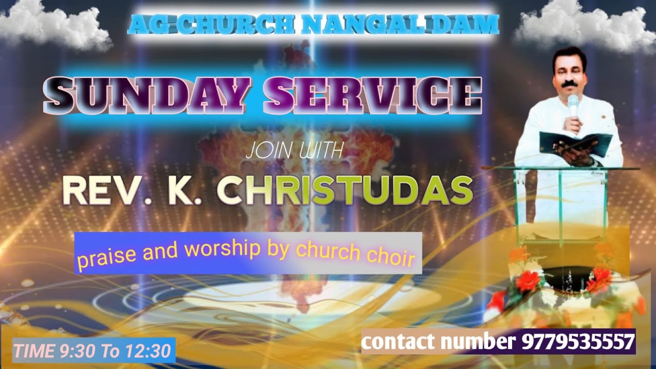 AG Revival Worship Centre nangal dam Hind worship service with rev. k ...