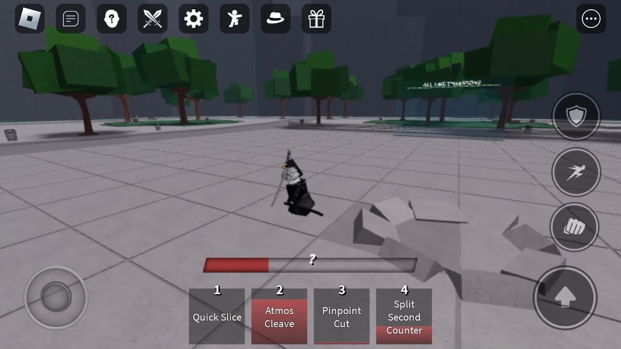 NEW ATOMIC SAMURAI MOVESET SHOWCASE In the Strongest Battleground - YouTube