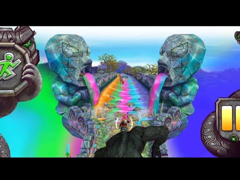 Temple Run 2 Water slide and Minecraft Raid Full screen 4K Gameplay ...