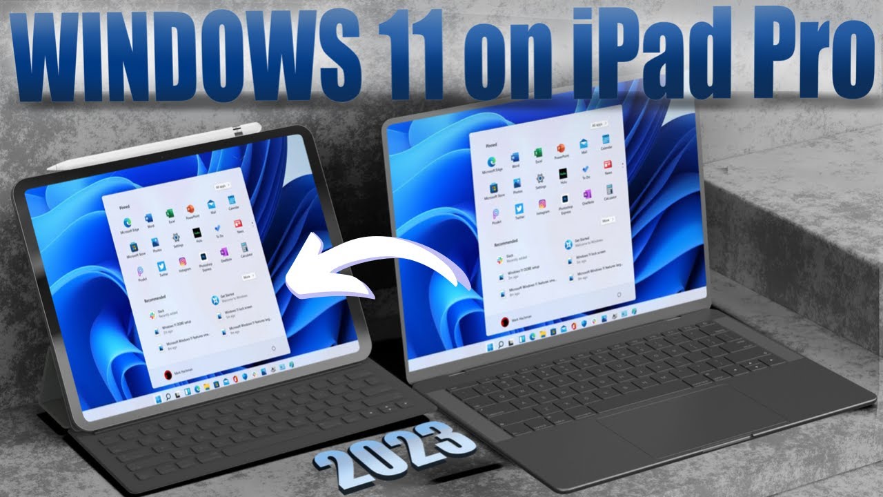 Windows 11 on iPad (2023) : Remote Desktop Solution | Chrome - YouTube