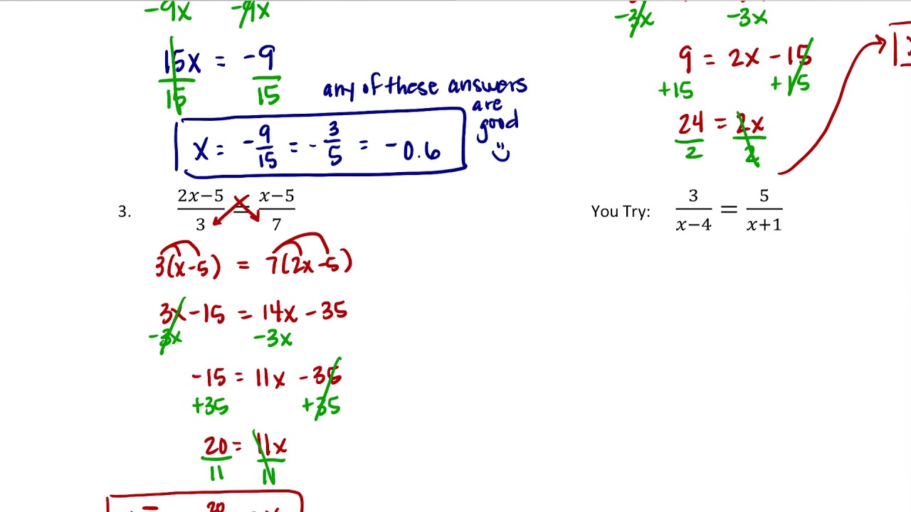 Solving Proportions - YouTube