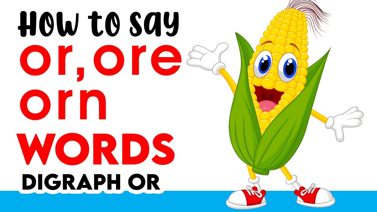 'or' words | sound of or letter combination | or digraph - YouTube