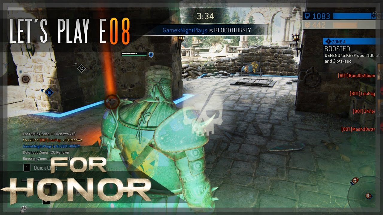 For Honor - Let's Play E08 - PvE Matches and status at end [Multiplayer ...