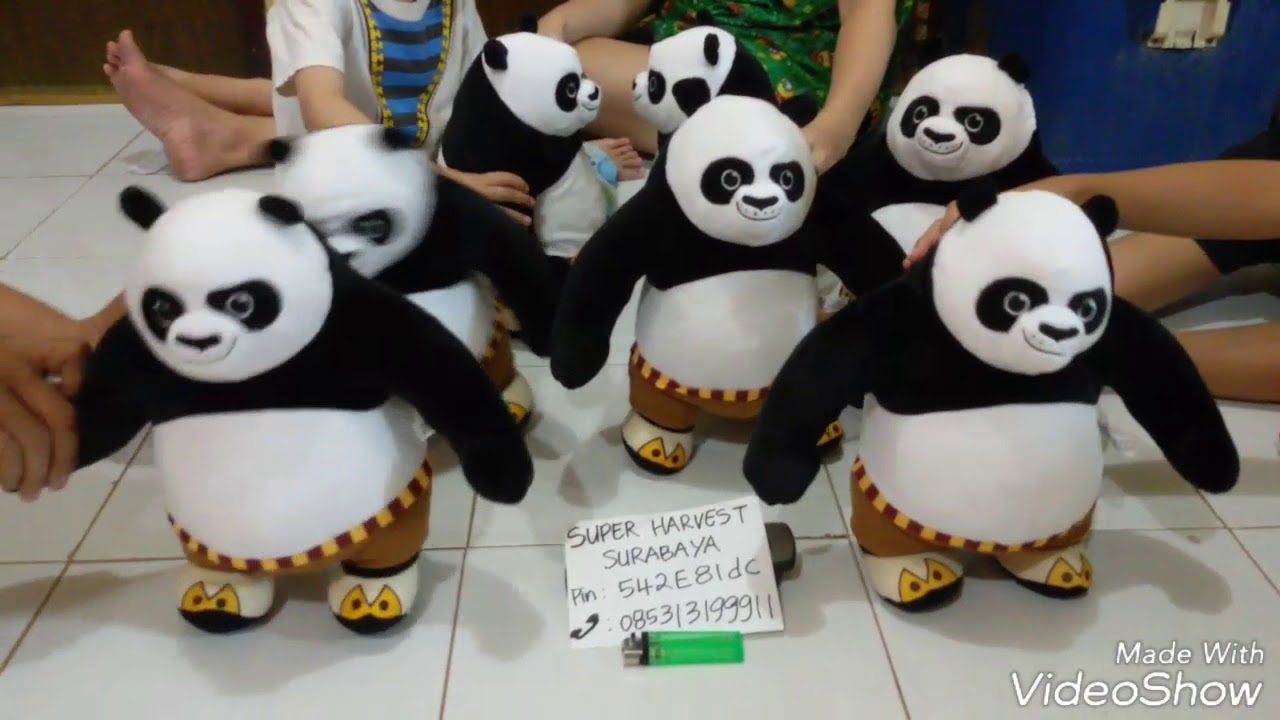 Boneka poo , doggy , panda , dog , anjing , kung fu panda - YouTube