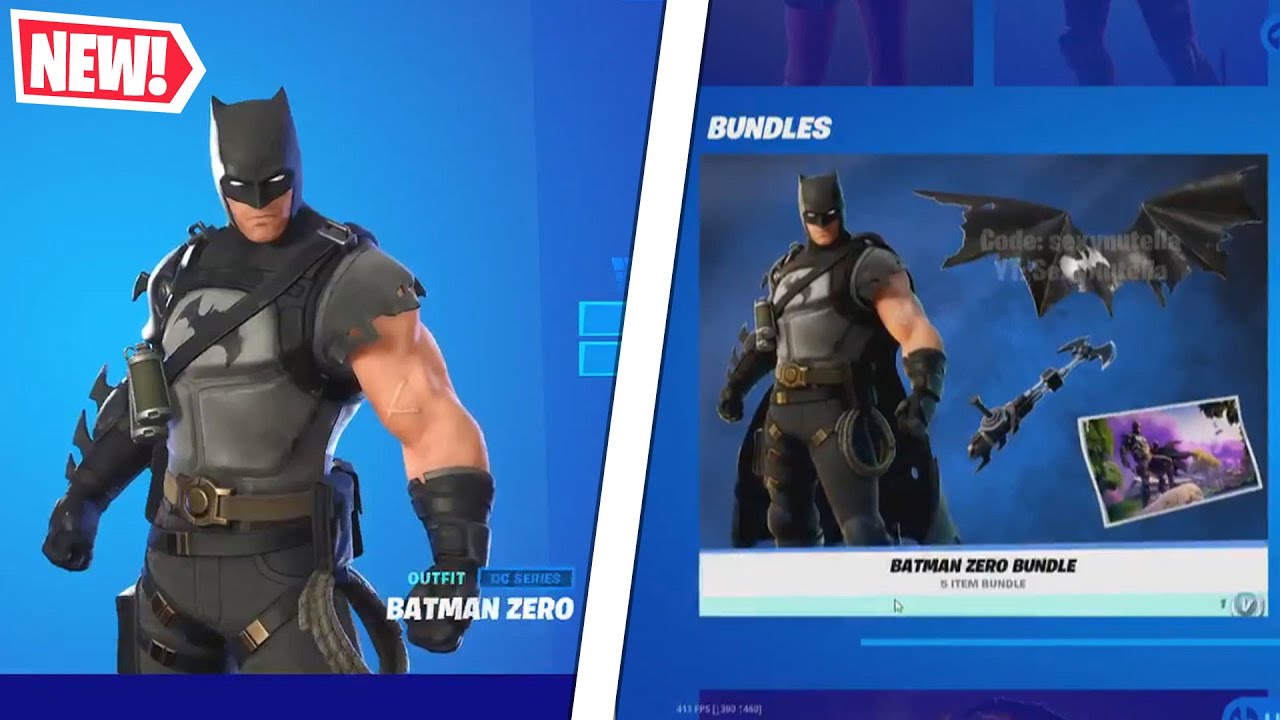 Fortnite Armoured Batman Bundle Early Showcase LEAK! (Batman Zero Skin ...