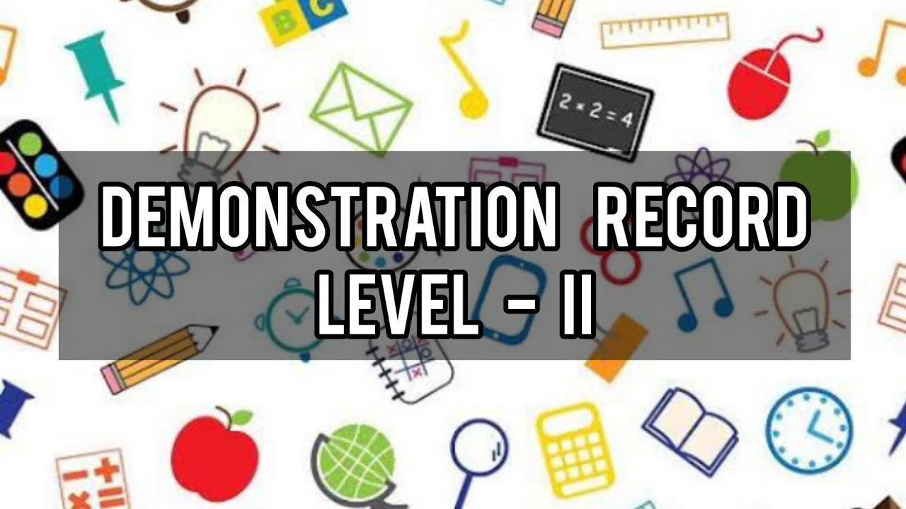 B.Ed., || Mathematics - DEMONSTRATION RECORD 2 || Supine Videos - YouTube