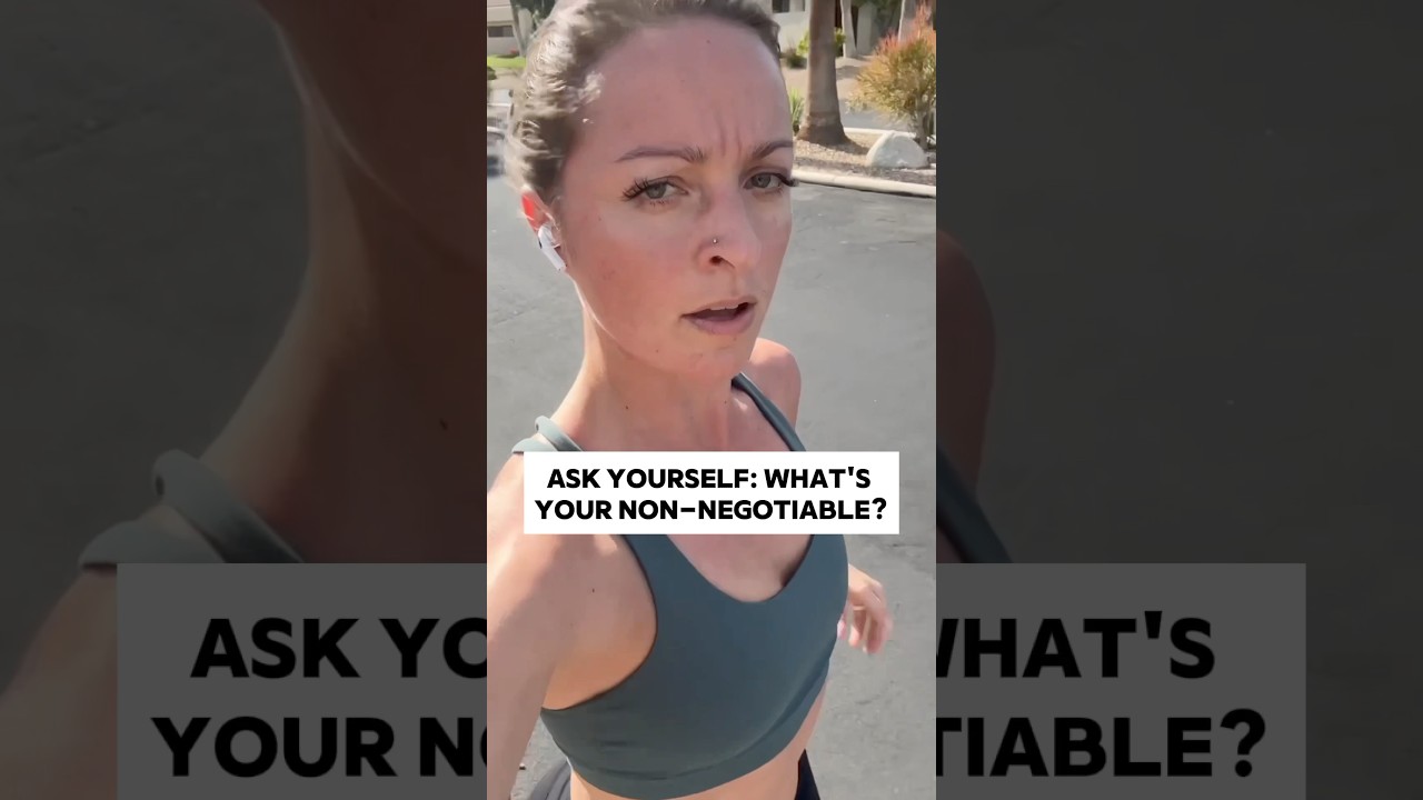 🤔 Ask yourself: What’s your non-negotiable? #growthmindset - YouTube