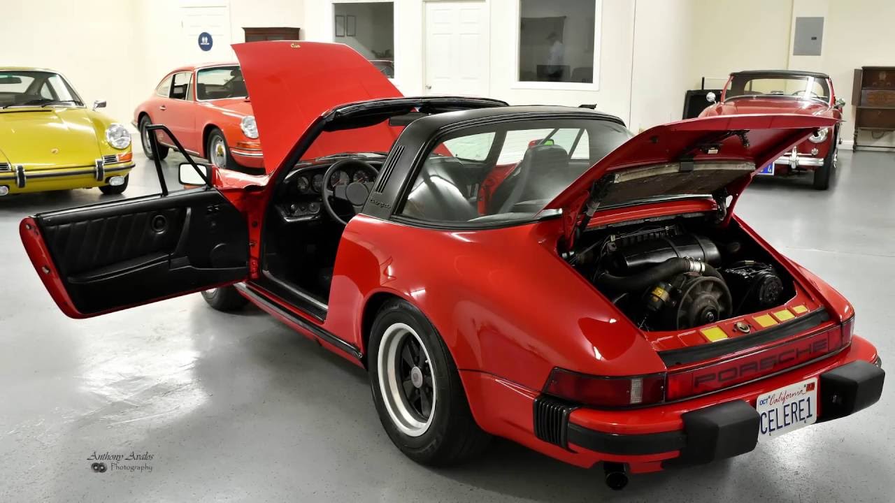 1982 Porsche 911SC Targa Red - YouTube