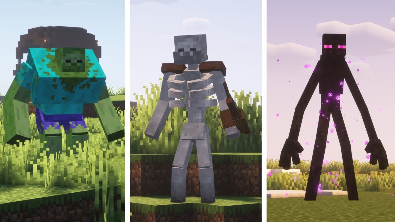 Minecraft's Most Horrifying Mutant Mobs! (Mutant Creatures) - YouTube