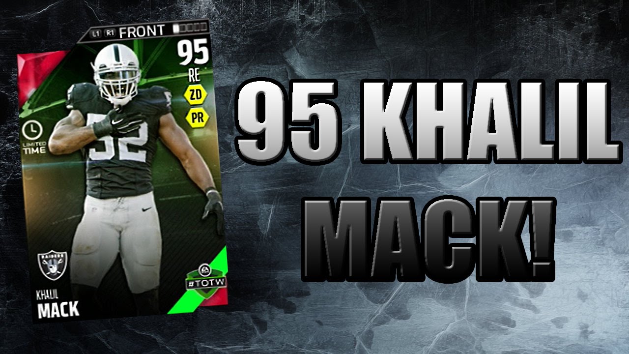 95 OVERALL KHALIL MACK!! - Madden 16 Ultimate Team - YouTube