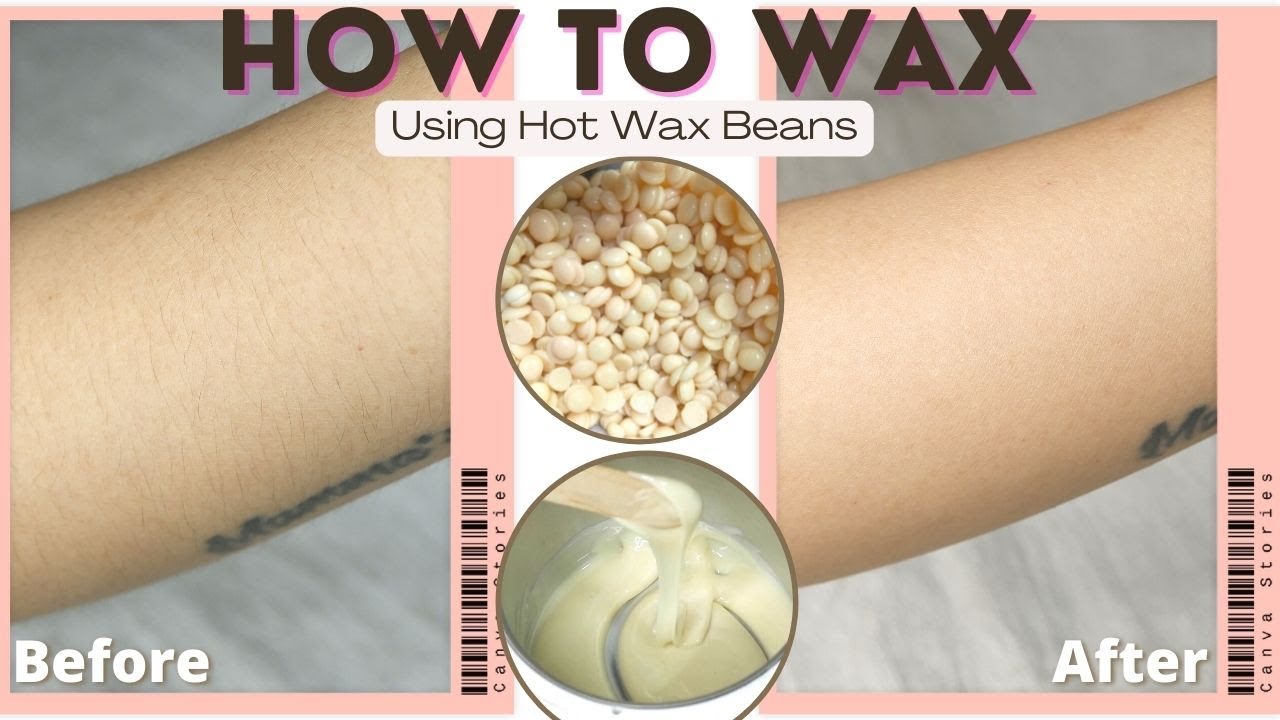How I wax my body using Hard Wax Beans at home😮 - YouTube