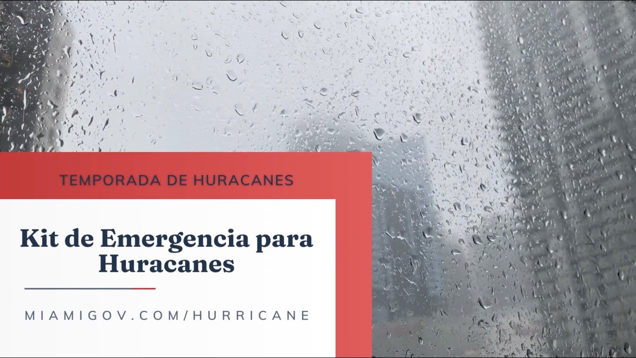 Temporada de huracanes: Kit de Emergencia con el Teniente Pete Sánchez ...