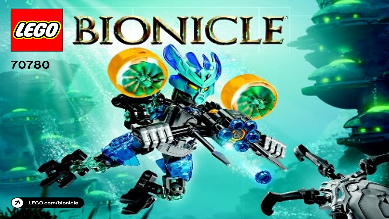 LEGO instructions - Bionicle - 70780 - Protector of Water - YouTube