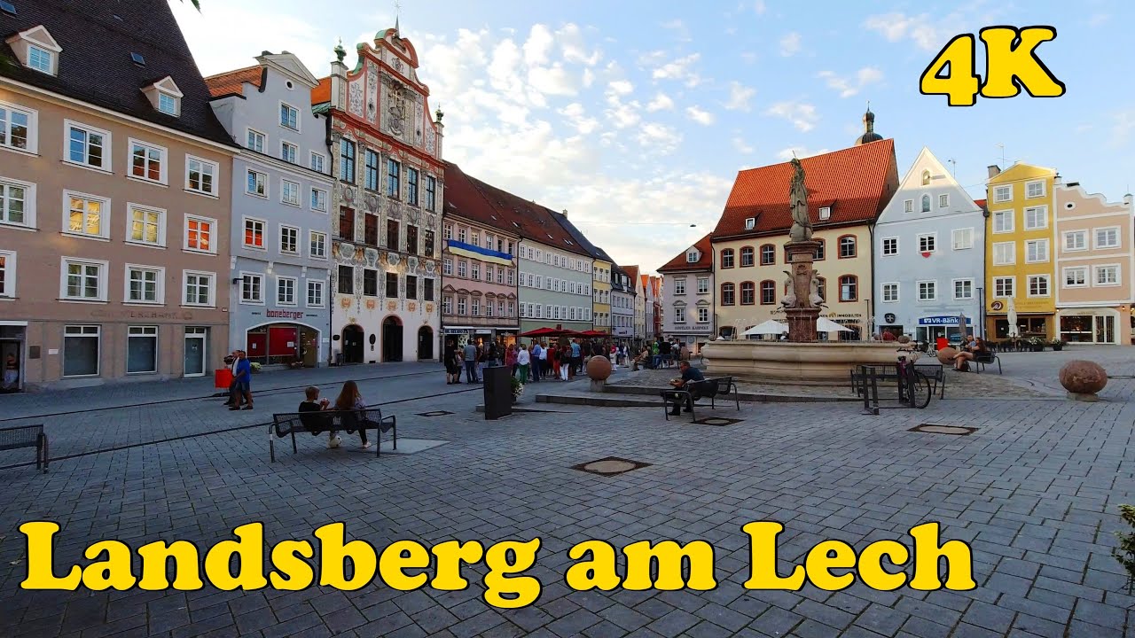 Landsberg am Lech, Germany Walking tour [4K]. - YouTube