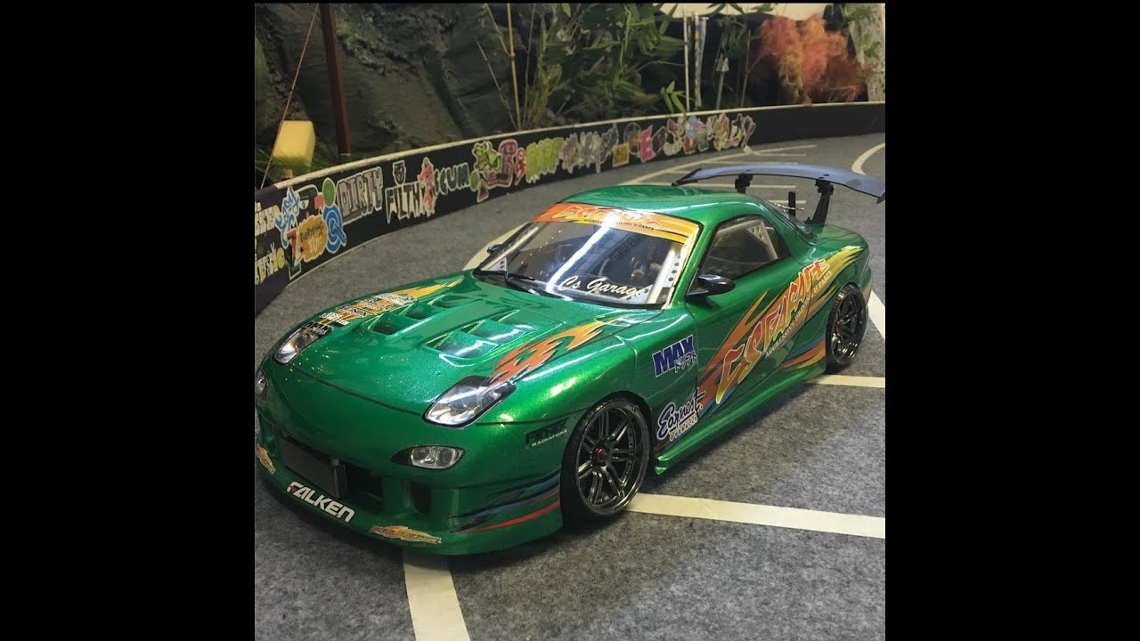 Yokomo dib rc drift practice - YouTube