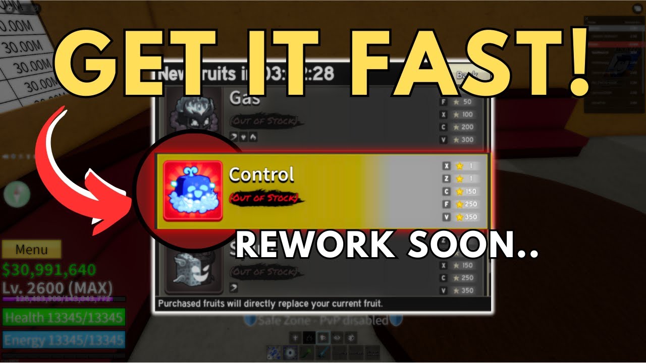 Control REWORK Will Make It OP – Get It Before It’s Too Late! - YouTube
