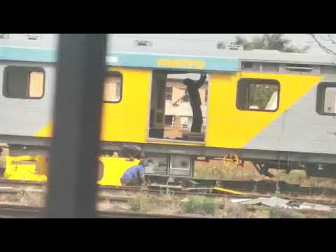 Dunswart Train Station, Benoni being stripped and vandalized - YouTube