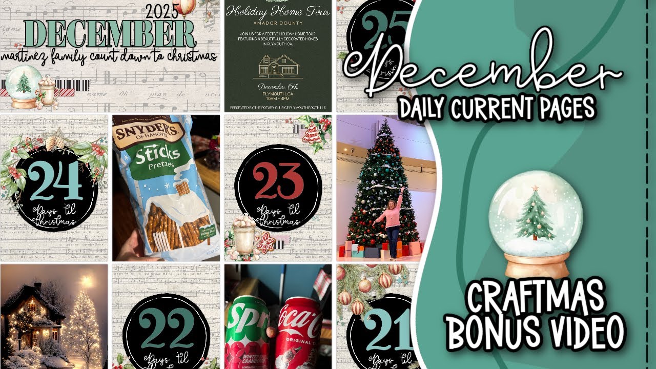 Bonus Video // Current December Daily Pages - YouTube
