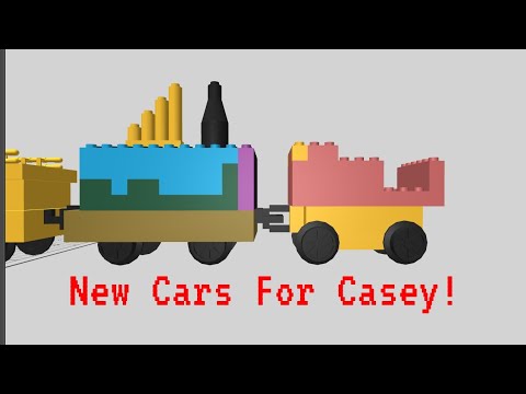 Draw Bricks Casey Jr Part 2 New Cars For Casey! - YouTube