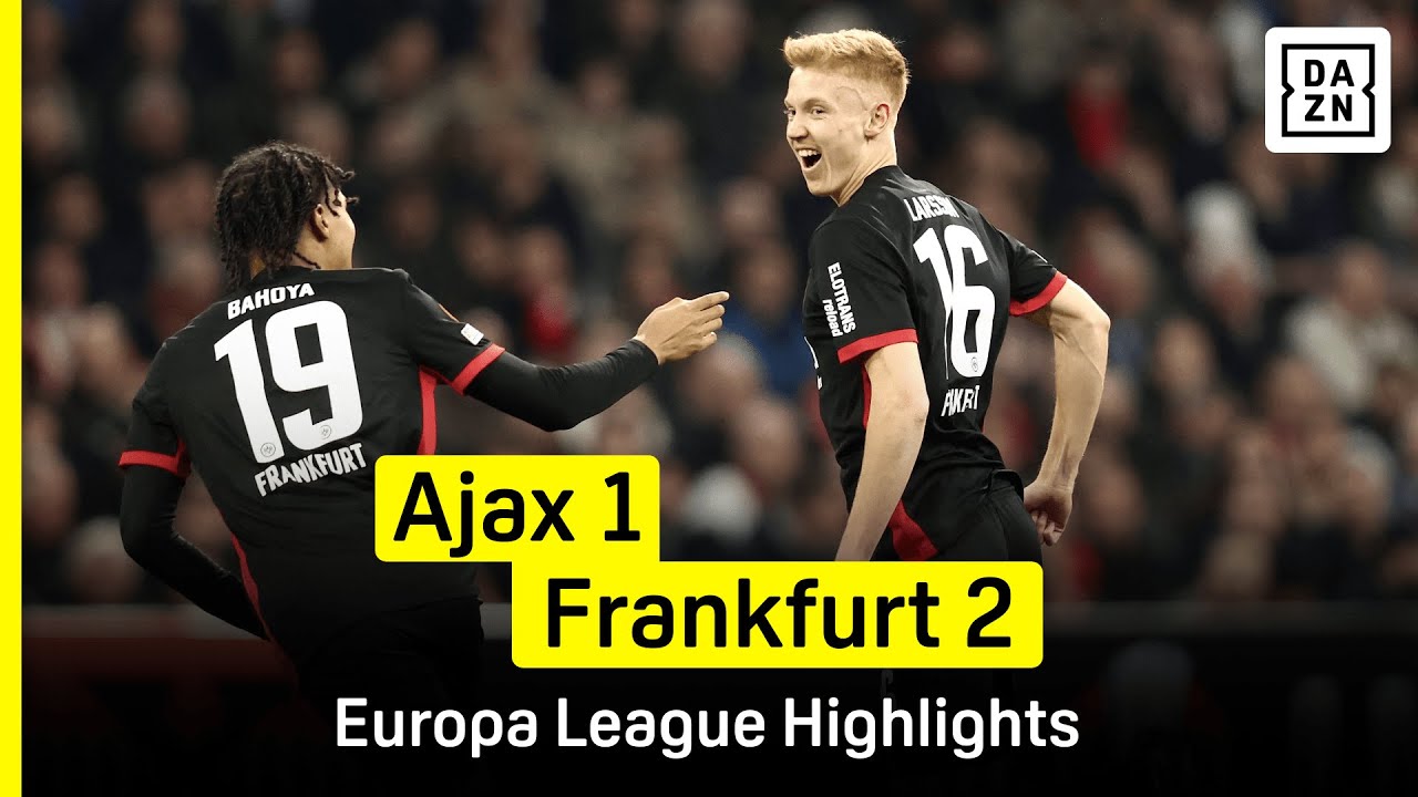 HIGHLIGHTS | Ajax vs. Eintracht Frankfurt (Europa League 2024-25) - YouTube