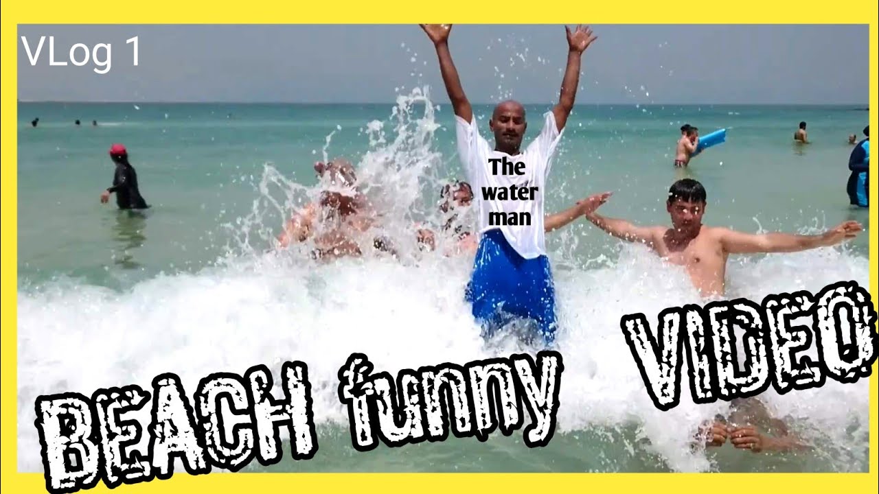 Try not to laugh challenge dance Beach Funny video seawatch white dubai ...