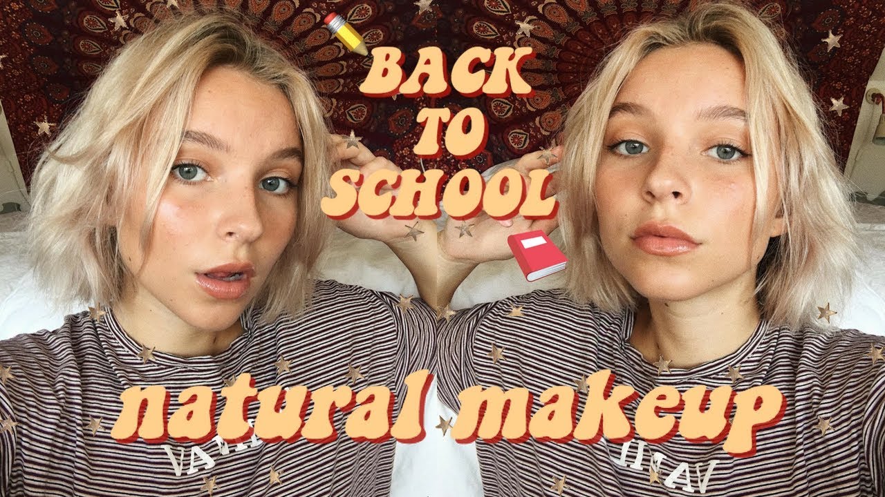 5 Minute Everyday Back to School Makeup Routine | Quick & Easy ...