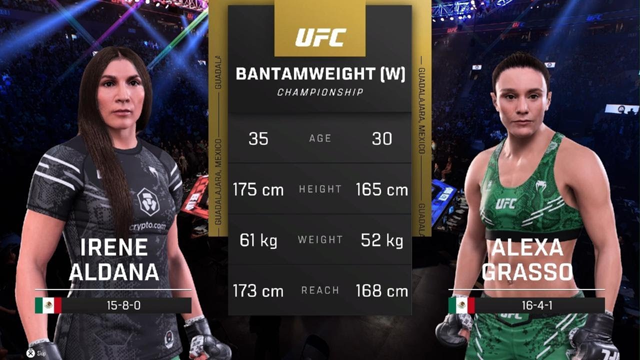 Irene Aldana vs Alexa Grasso – UFC 5 Flyweight Title Clash: Battle for ...
