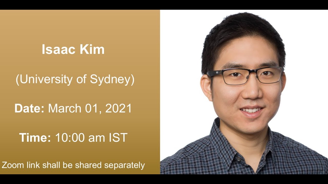 Isaac Kim: (University of Sydney) - YouTube
