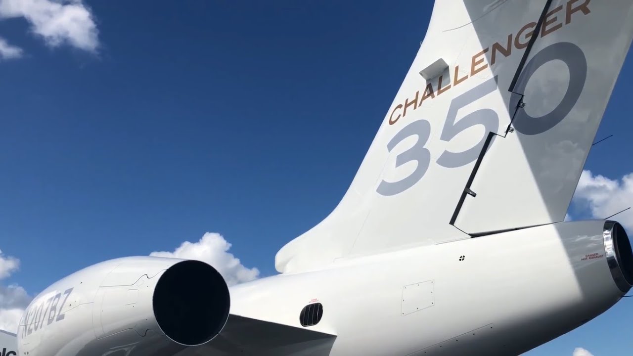 Bombardier Challenger 350 Interior exterior and feature overview - YouTube