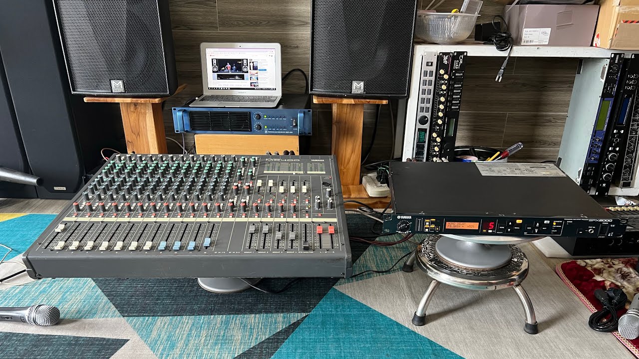 Mixer bãi yamaha Mx 400-12 ghép effects rời yamaha SPX 2000 tiếng hay ...