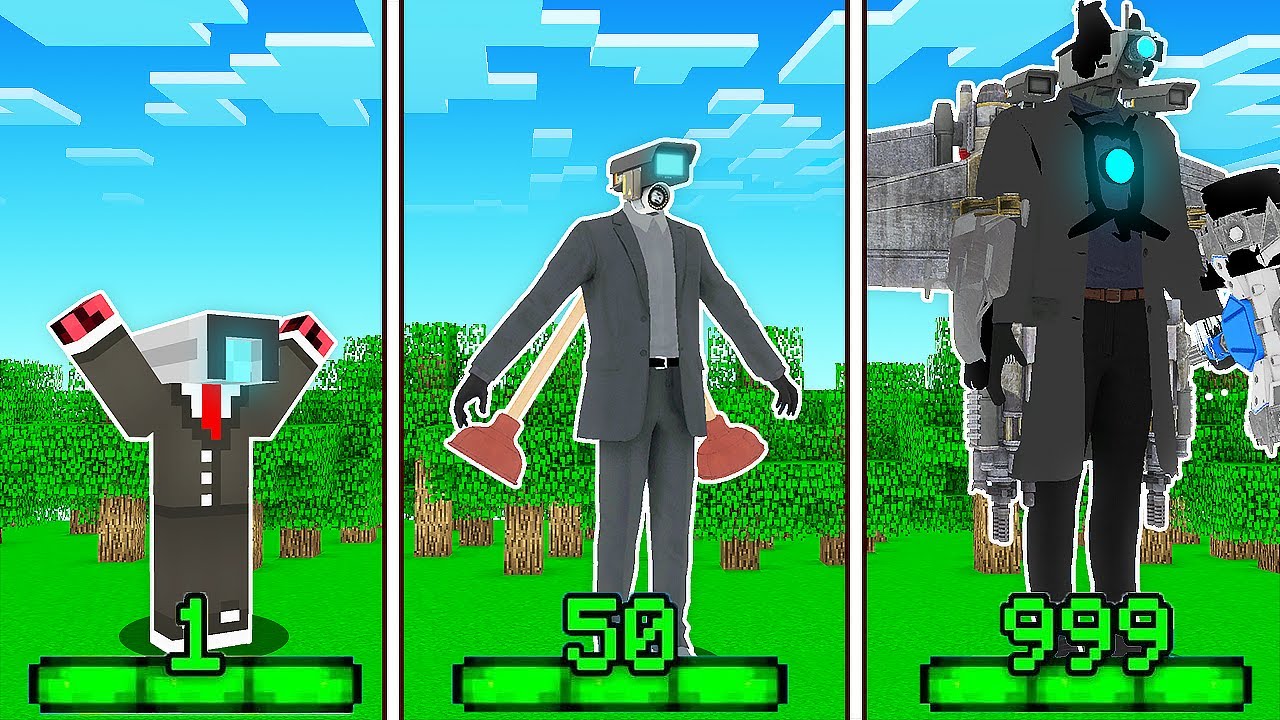 TITAN CAMERAMAN'ın GELİŞİMİ - Minecraft - YouTube