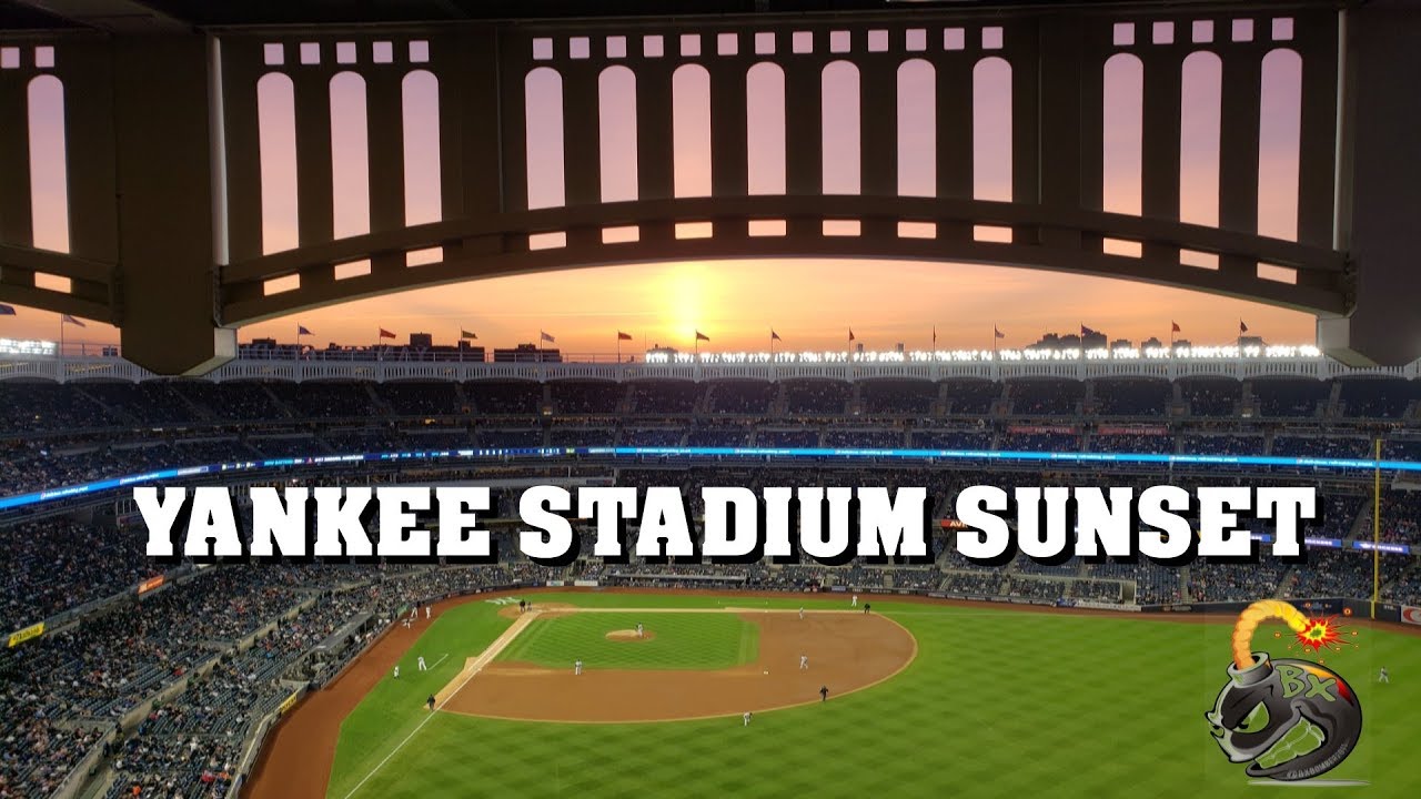 Yankee Stadium Sunset 2019 - YouTube
