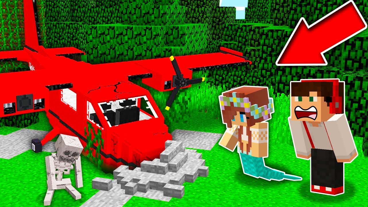 GPLAY ZNAJDUJE PORZUCONY SAMOLOT KTÓRY NAPRAWIA W MINECRAFT?! GPLAY ...