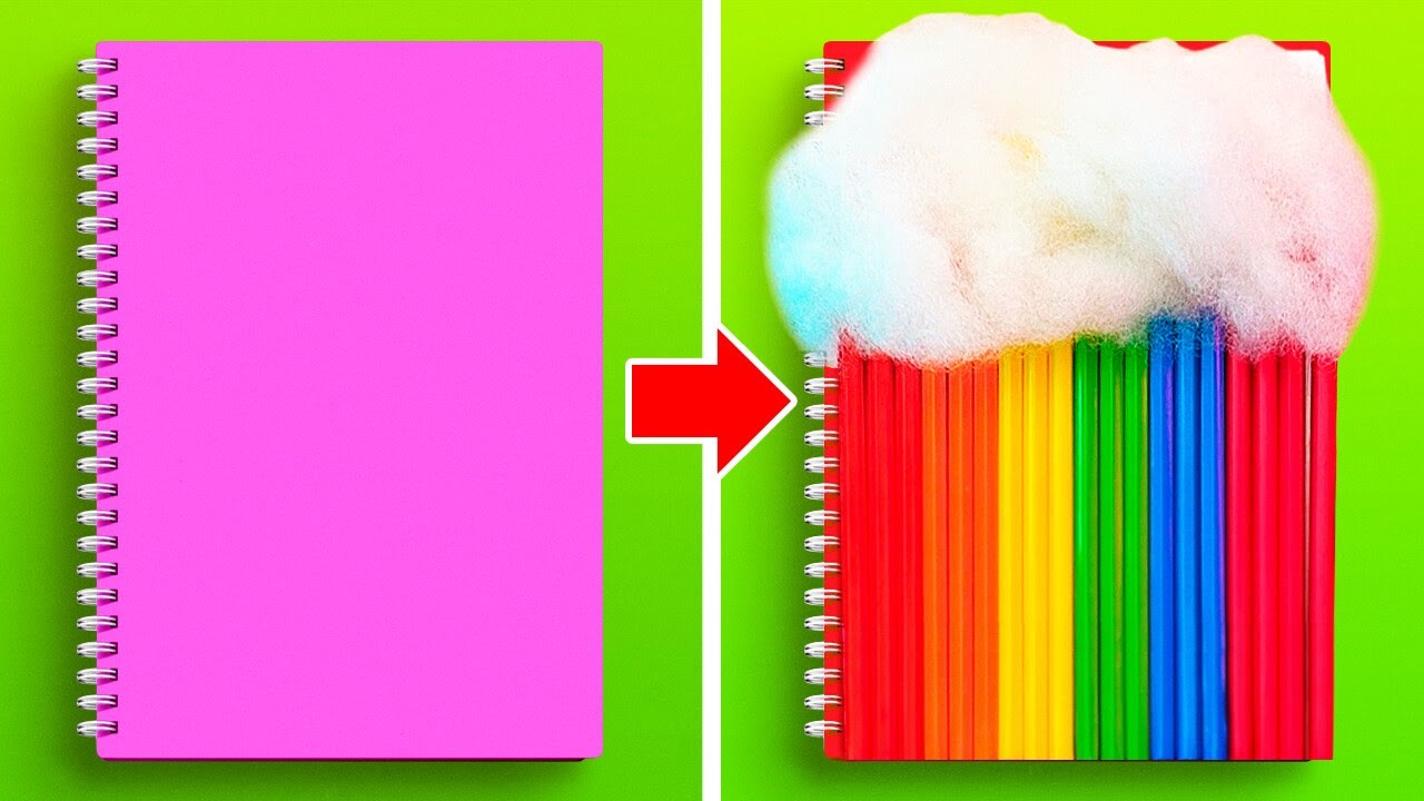 Clever School Tricks, Colorful School Crafts And DIY School Supplies ...