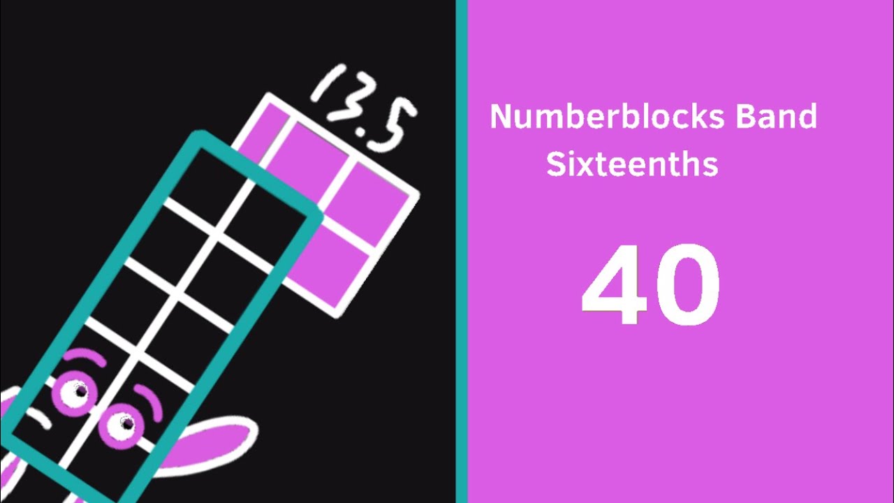 Numberblocks Band Sixteenths 40 (The end + Bonus) - YouTube