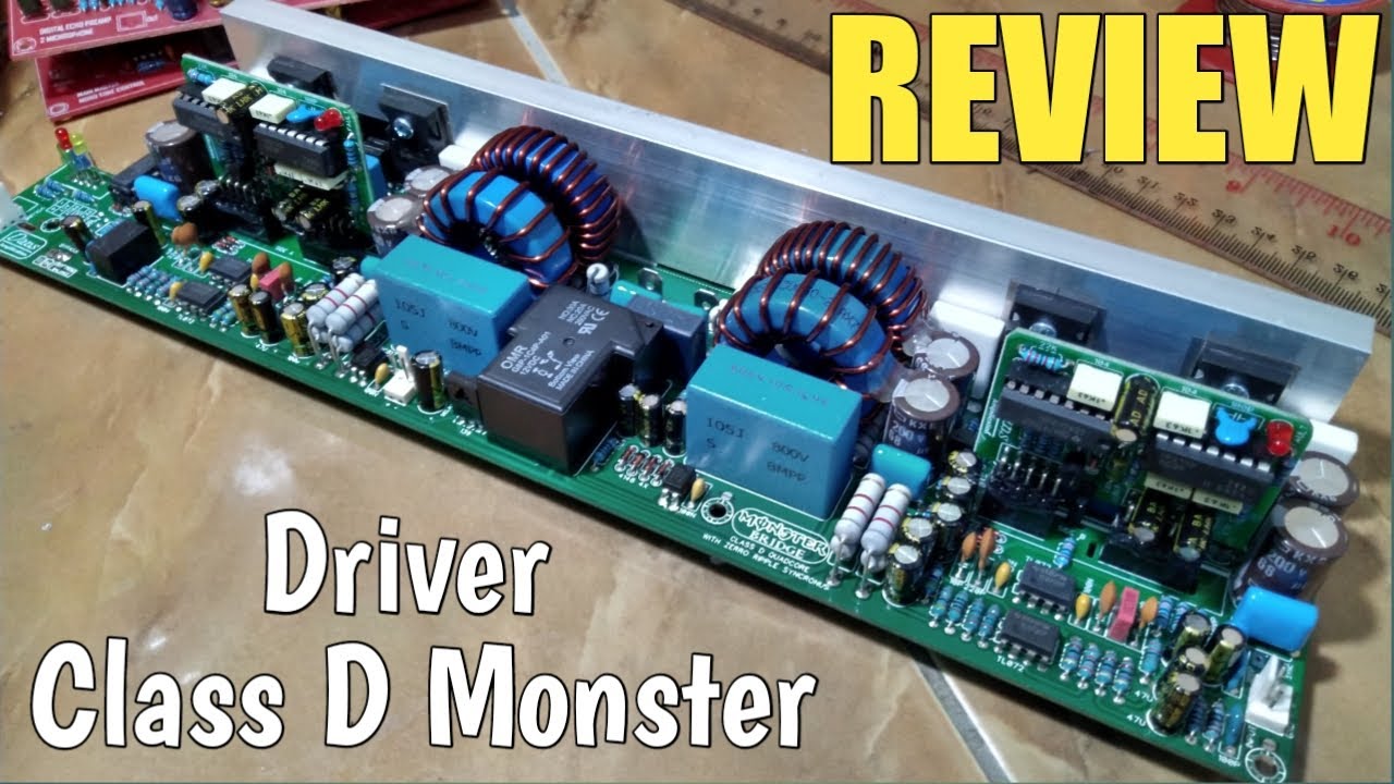 Class D Drivers Amplifier BTL Monster Class D - YouTube