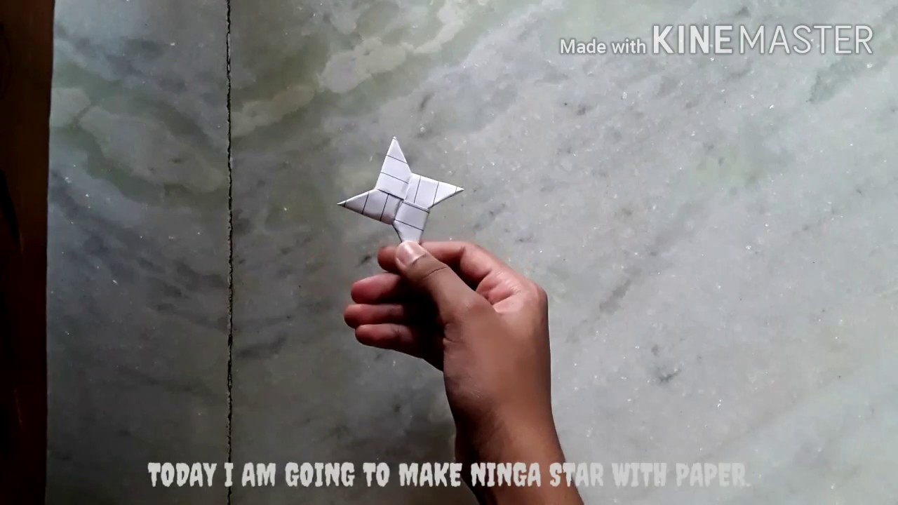 How to make ninga star at home👍🏻😁🤩 - YouTube