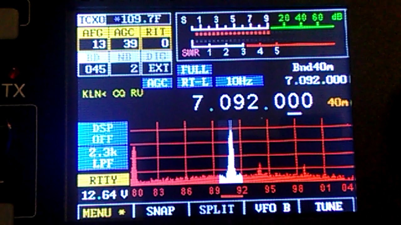 MCHF RTTY Decode - YouTube