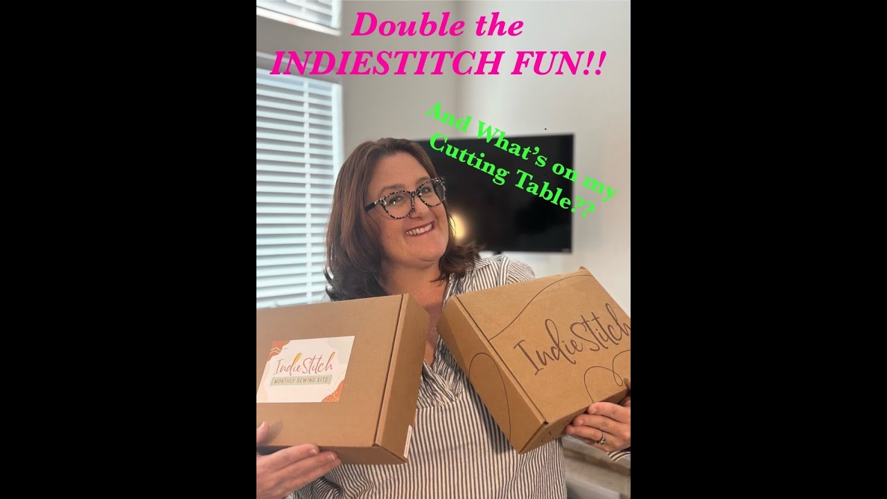 IndieStitch Double Unboxing and What's On My Cutting Table? - YouTube