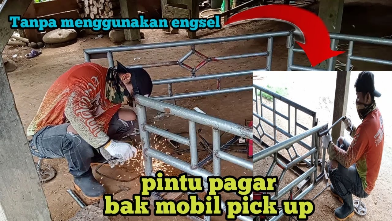 Cara bikin pintu ram/bak mobil pick up - YouTube