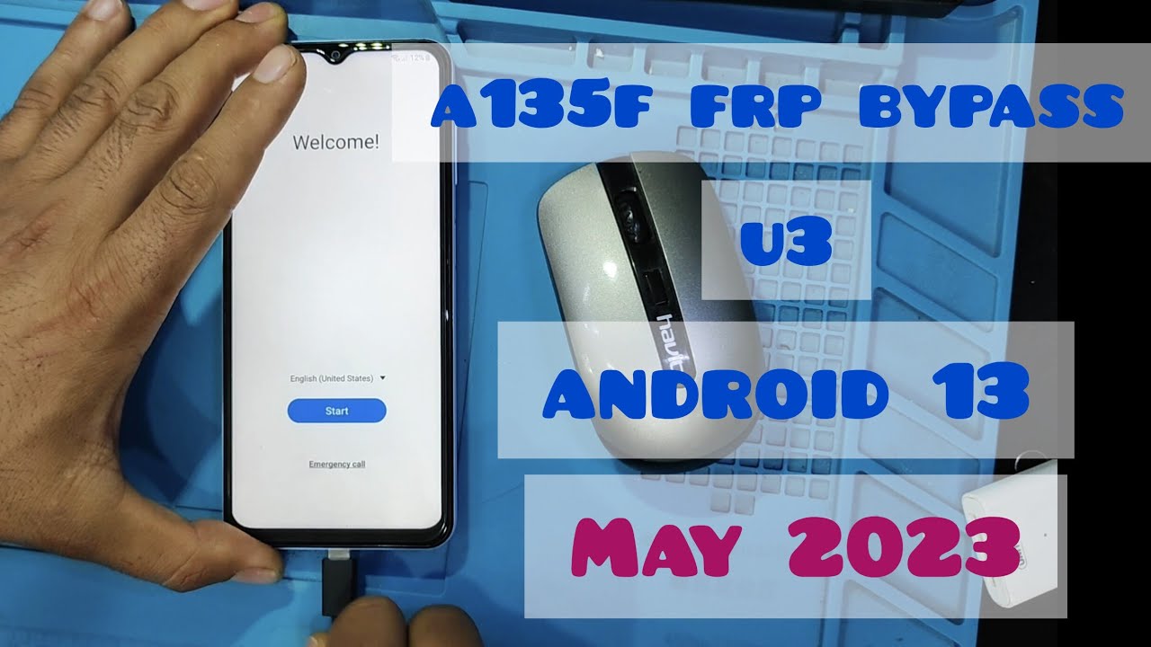 Samsung a135f u3 frp bypass android 13 / a13 frp bypass / May 2023 ...