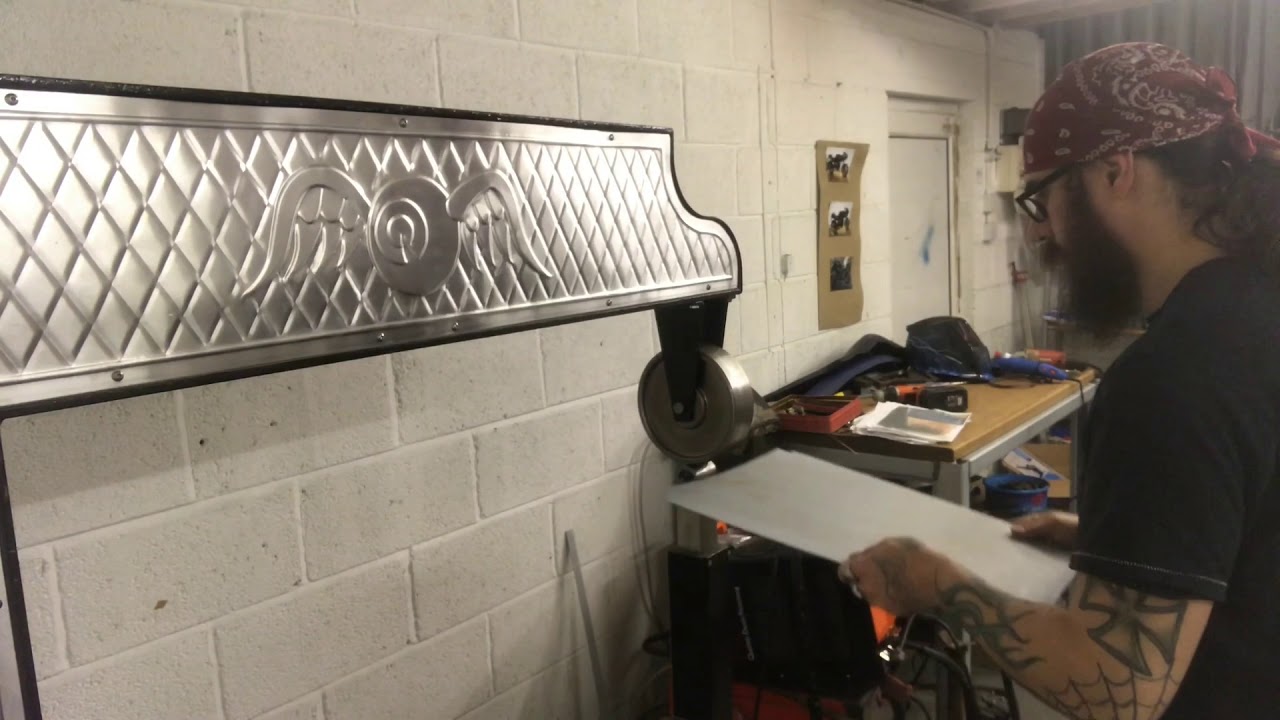 Ford model A hotrod cowl side fabrication - YouTube