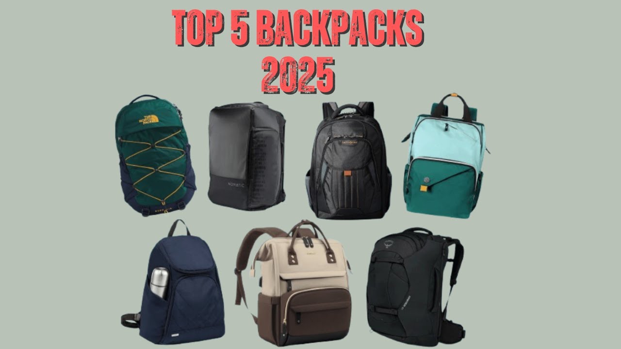 Top 5 Backpacks 2025 |Top 5 Backpacks To Buy - YouTube