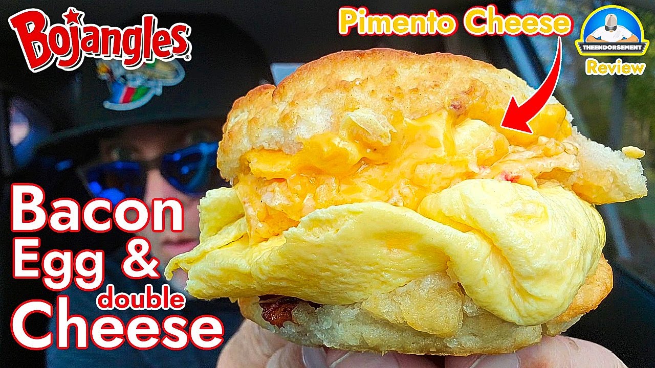 Bojangles® Bacon Egg & DOUBLE Cheese Biscuit Review! 🥓🍳🧀 | Pimento ...