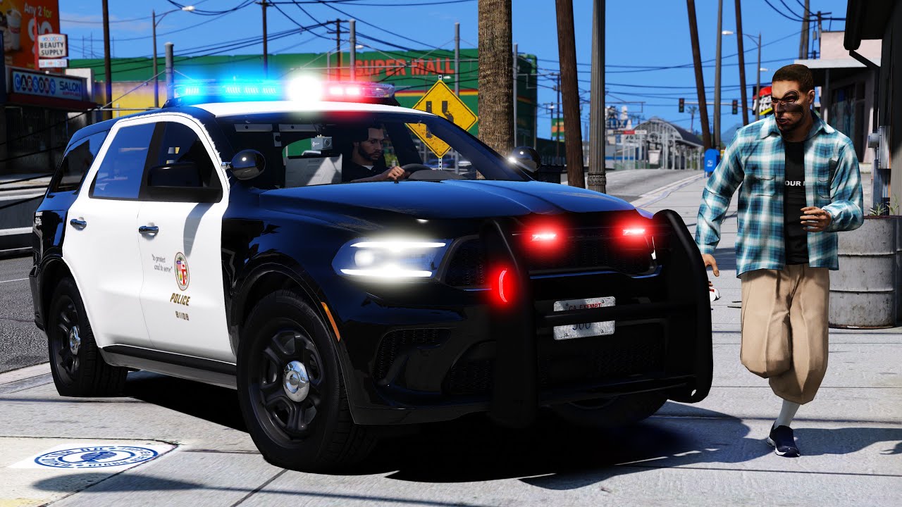Realistic LAPD Patrol | 4K Ultra Max Settings | LSPDFR - YouTube